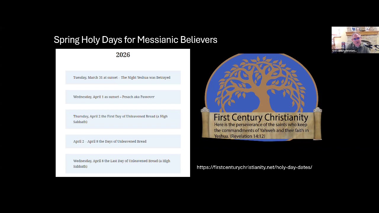Spring Holy Days 2026: Passover, Unleavened Bread, and the Night He Was ...